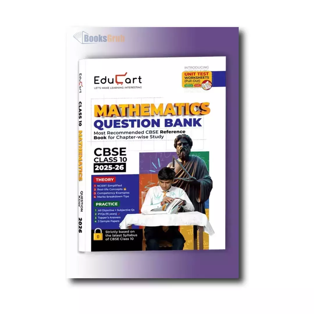 Educart Mathematics Question bank for CBSE Class 10 (2025-26) Book at ...