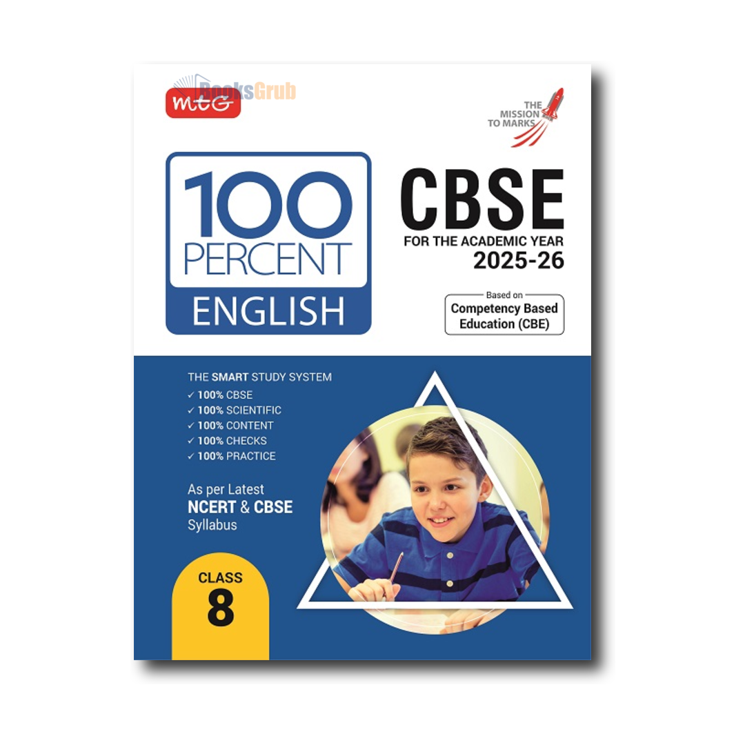 Buy CBSE 100 Percent Class 8 English Book for 2025-26 Exam | Based on ...