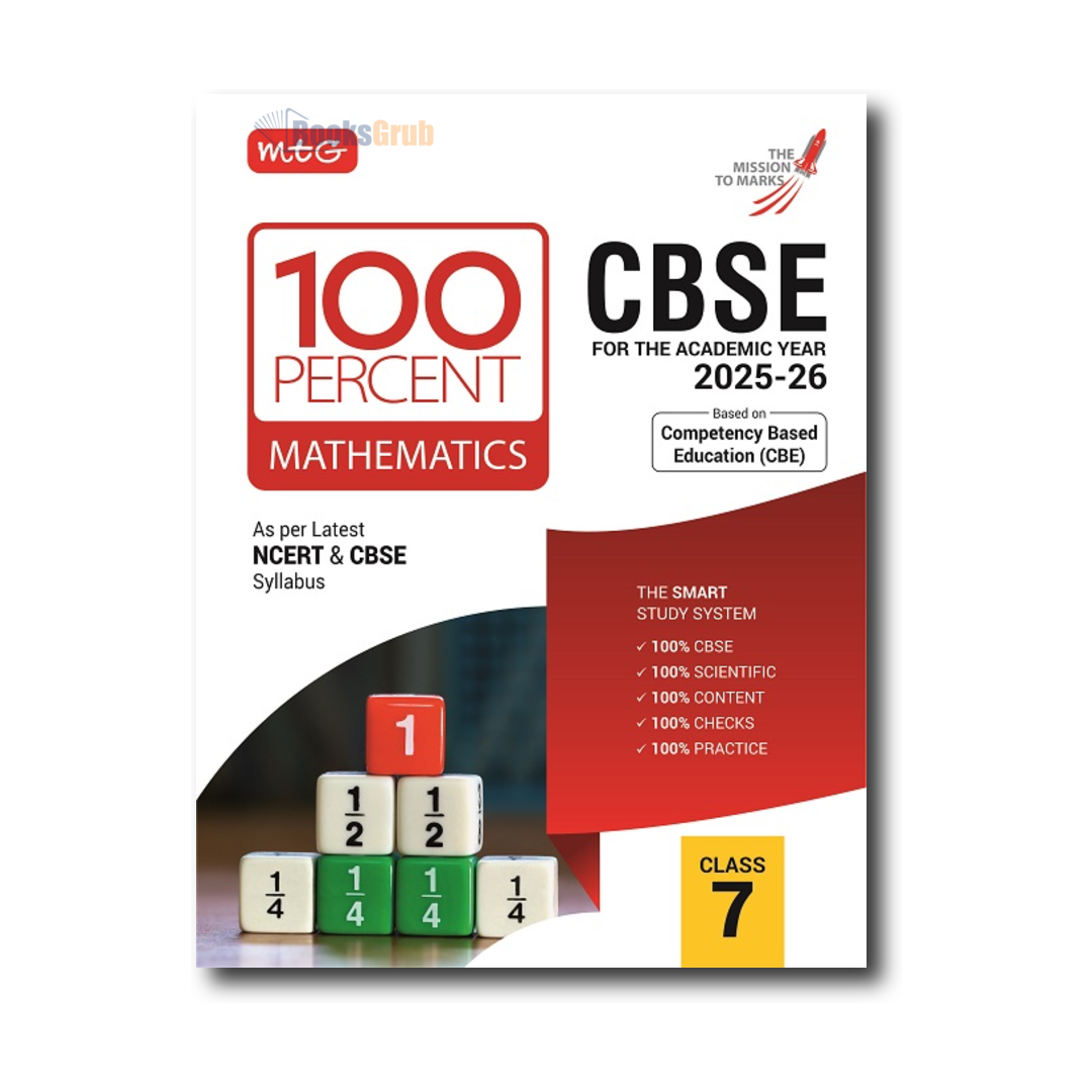 Buy CBSE 100 Percent Class 7 Mathematics Book for 2025-26 Exam | Based ...