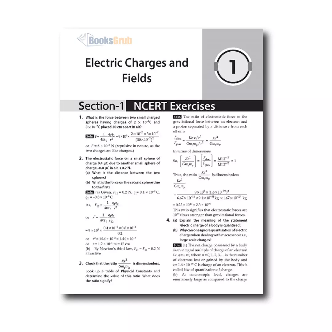 Buy NCERT Textbook + Exemplar Problem Solutions Physics Class 12 Book Online