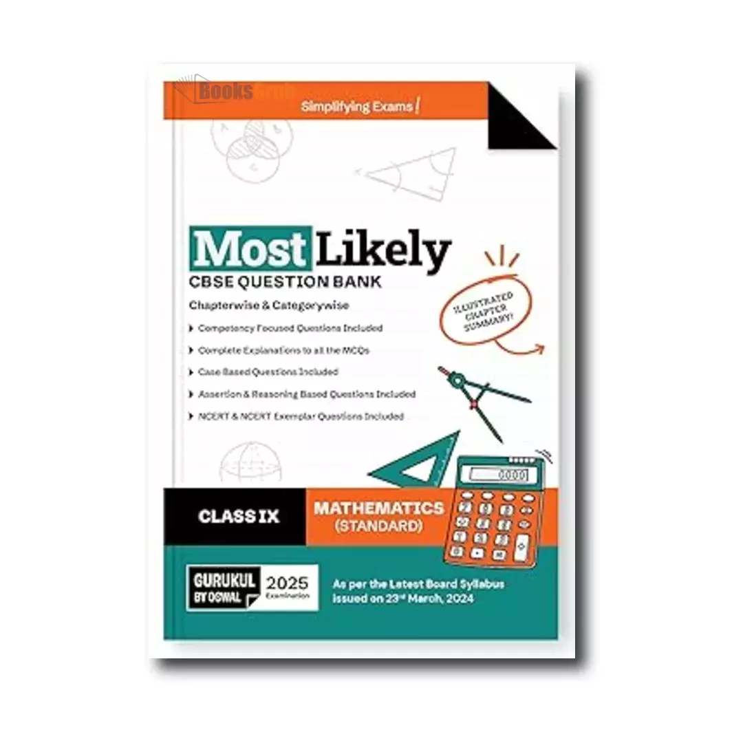 Gurukul By Oswal Mathematics Most Likely CBSE Question Bank for Class 9 Exam 2025 - Chapterwise ...