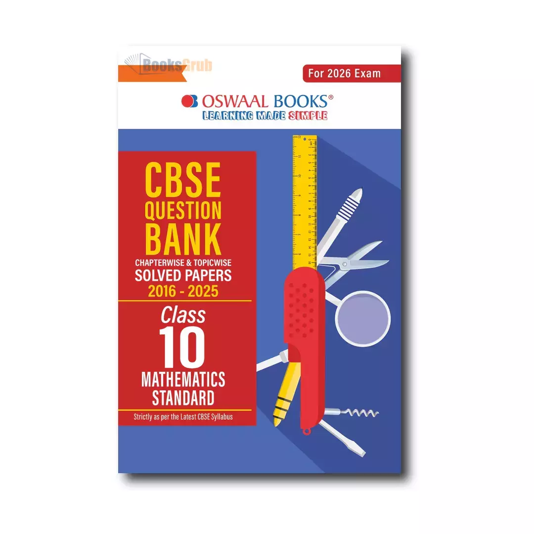 Oswaal Question bank CBSE Class 10 Maths Standard (2025-26) Book at affordable price in India ...