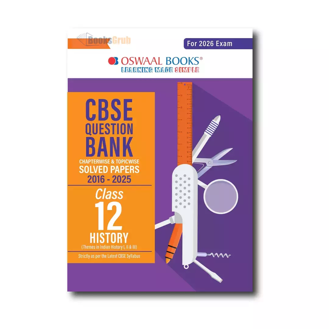 Oswaal Question Bank CBSE Class 12 History (2025-26) Book at affordable ...